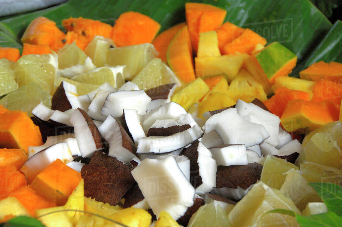 South Pacific, French Polynesia, Society Islands, Bora Bora. Local ...