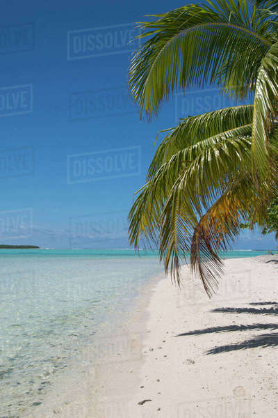 Cook Islands. Palmerston Island, a classic atoll, discovered by Captain ...
