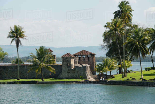 Guatemala, Rio Dulce National Park. Castillo de San Felipe. Spanish ...