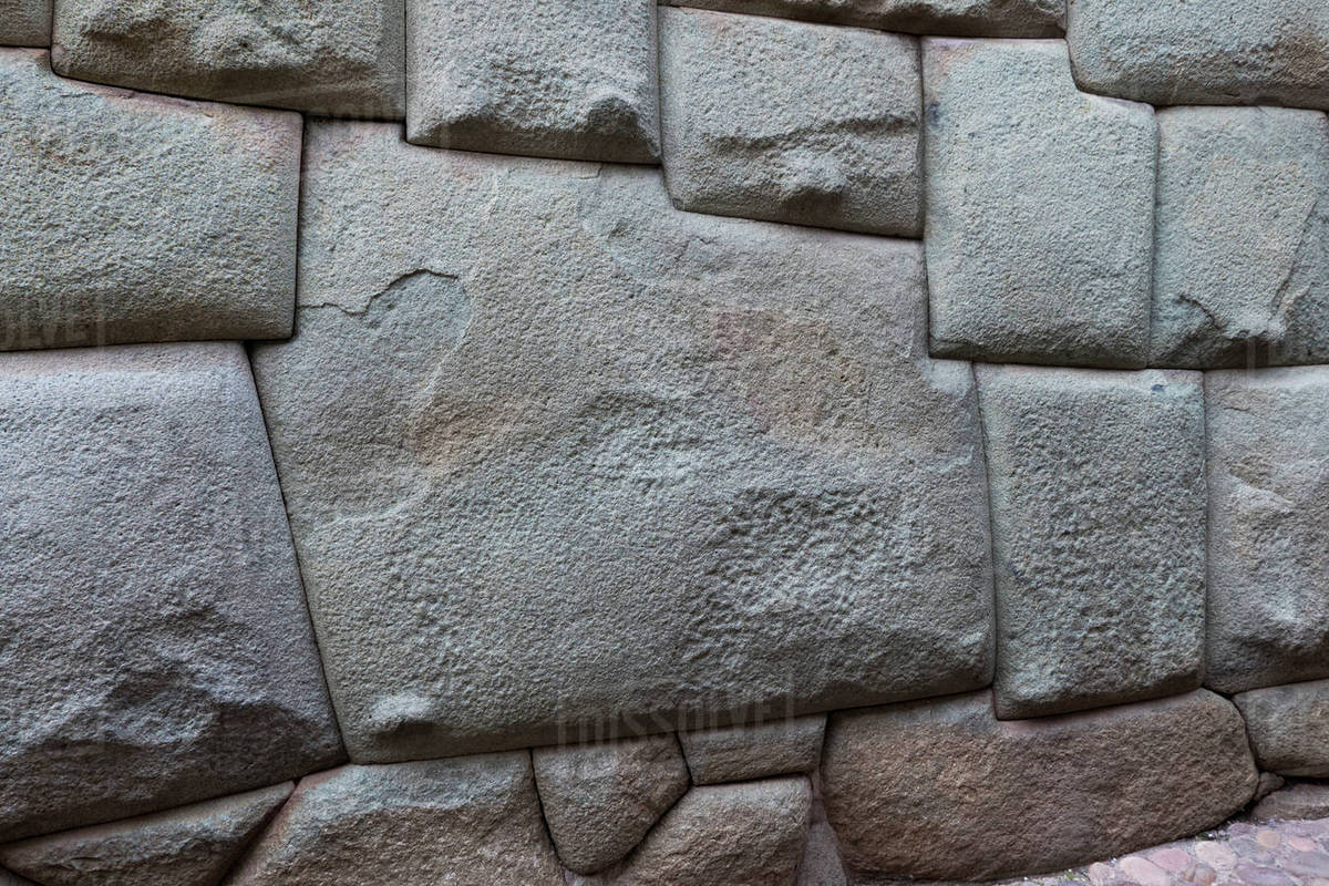 Inca stonework, Cusco, Urubamba Province, Peru - Royalty-free Stock ...