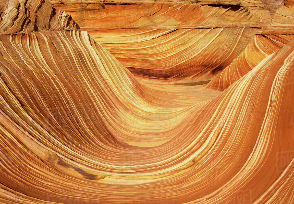 Striated rock formations abound in the Paria Canyon-Vermilion Cliffs ...