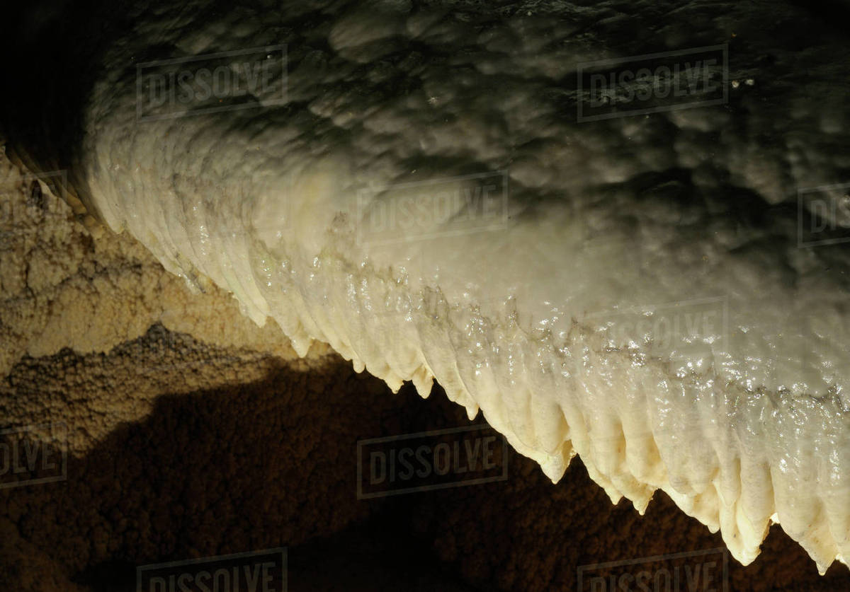USA, New Mexico, Eddy County, Carlsbad Caverns National Park. Crystal ...