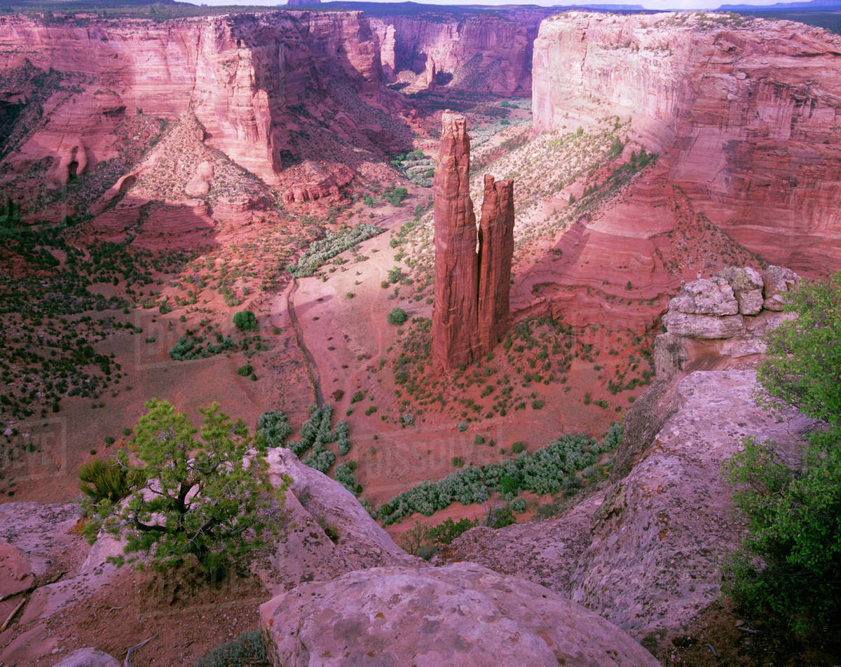Spider Rock, Canyon de Chelly National Monument, Navajo Nation, Arizona ...