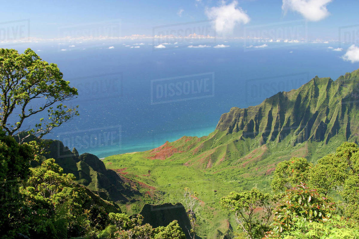 Waimea Canyon, Kauai, Hawaii, USA. Kauai's own miniature version of the ...