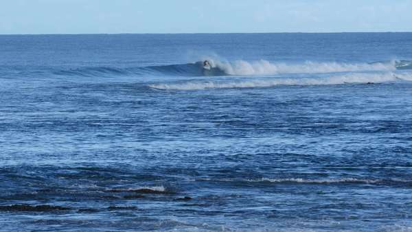 Surfing Tunnels Beach, Haena, Kauai, Hawaii - Stock Video Footage ...