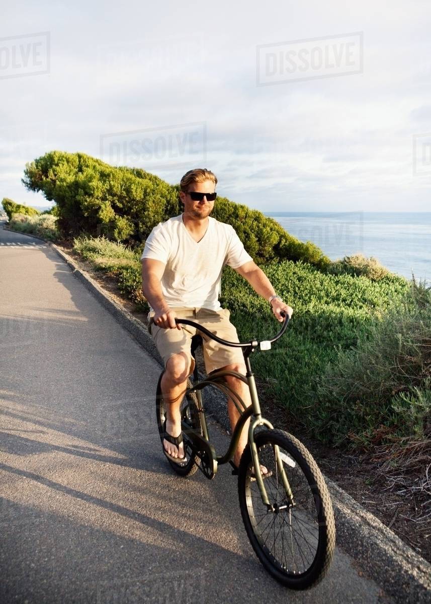 Man on bicycle - Stock Photo - Dissolve