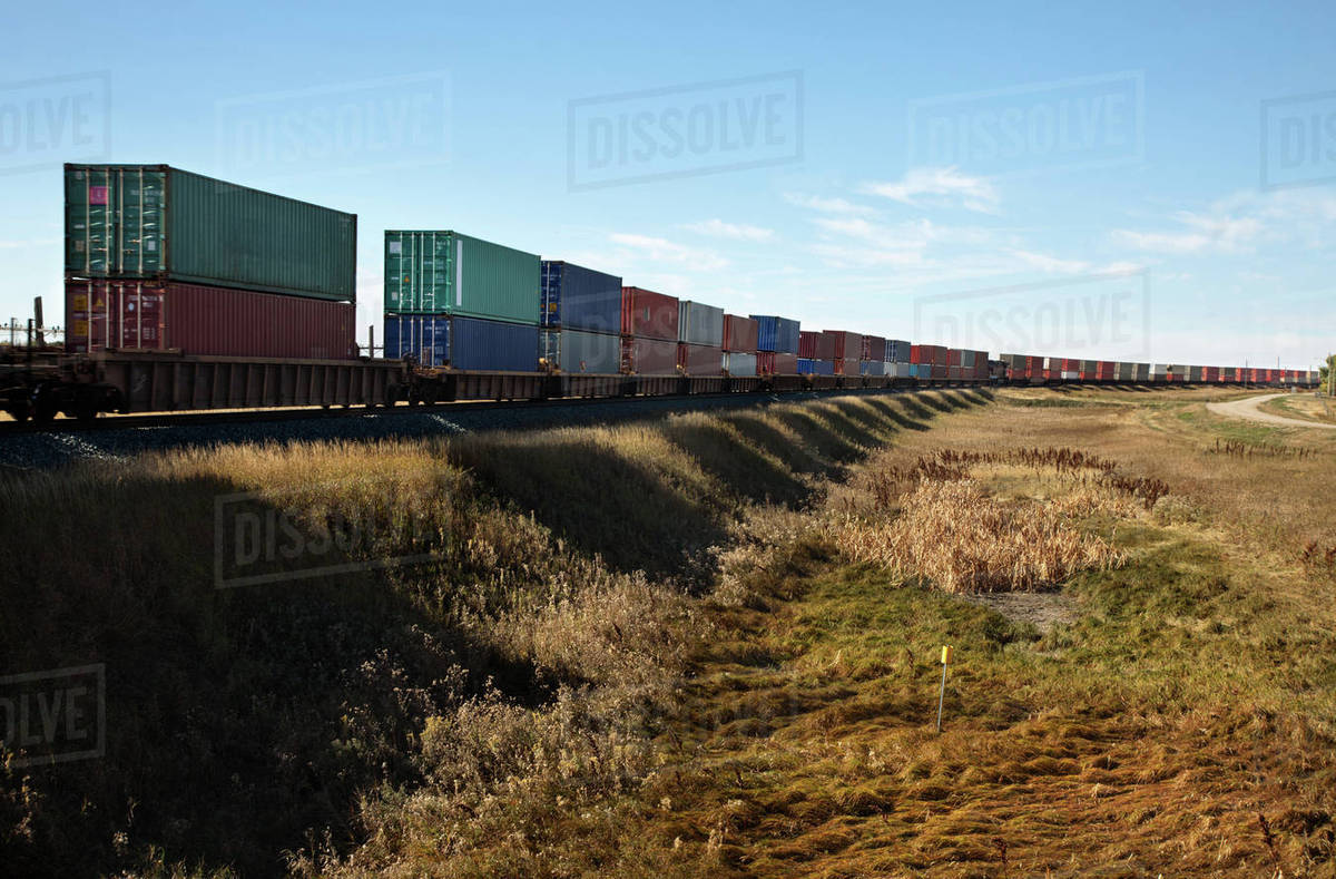 Freight train - Royalty-free Stock Photo | Dissolve