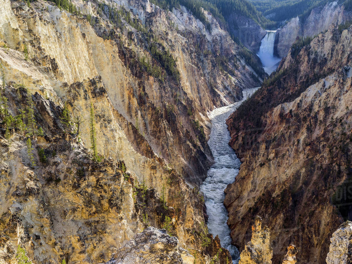 Grand Canyon of Yellowstone, Yellowstone National Park, Wisconsin ...