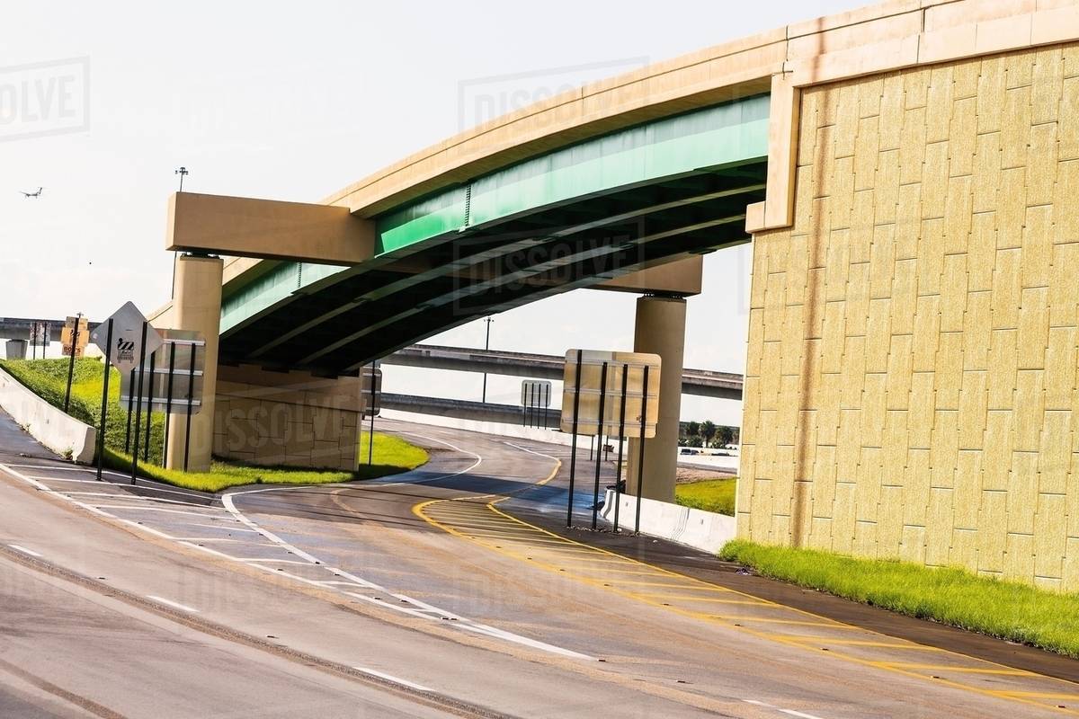 Ramp and overpass of freeway - Royalty-free Stock Photo | Dissolve