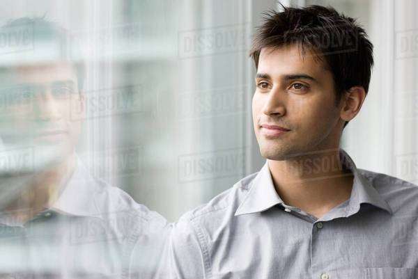 Portrait of a male office worker - Royalty-free Stock Photo | Dissolve