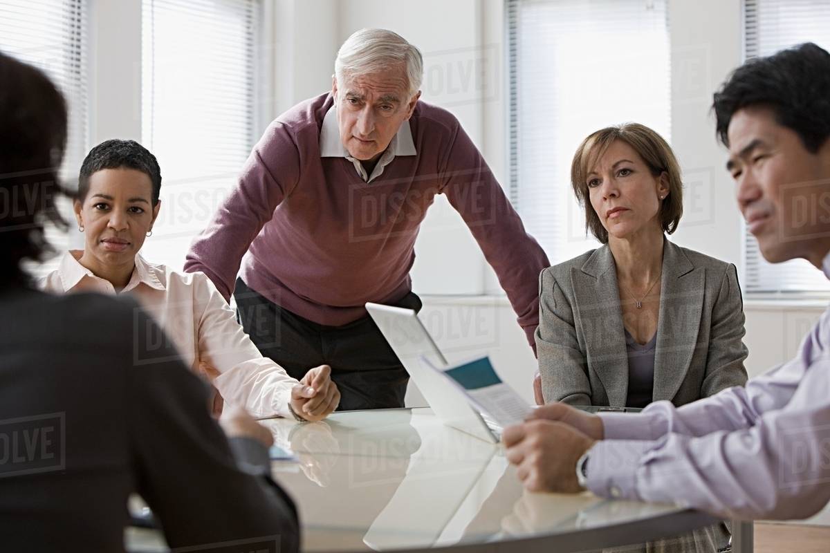 Colleagues in meeting - Stock Photo - Dissolve
