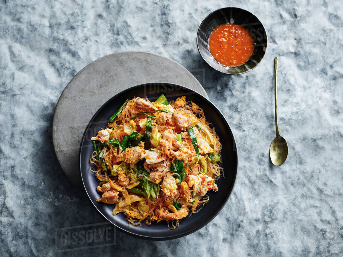 Suki with chicken glass noodle - Stock Photo - Dissolve