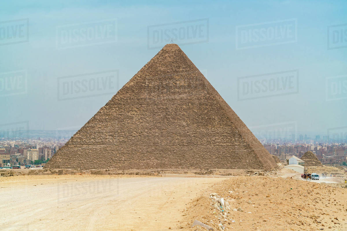Egypt, Cairo, Giza pyramid complex - Royalty-free Stock Photo | Dissolve