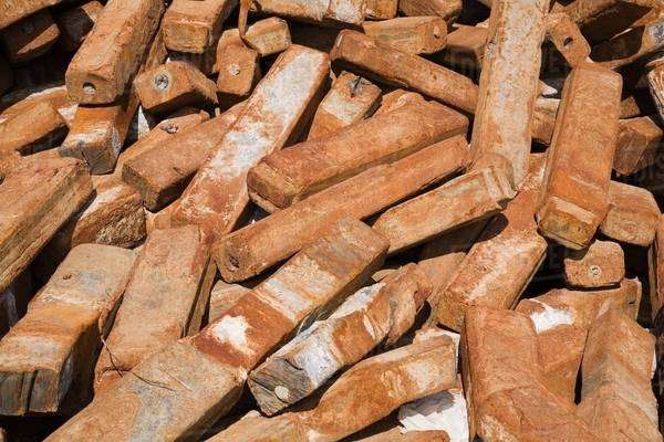 Construction scrap pile - Stock Photo - Dissolve