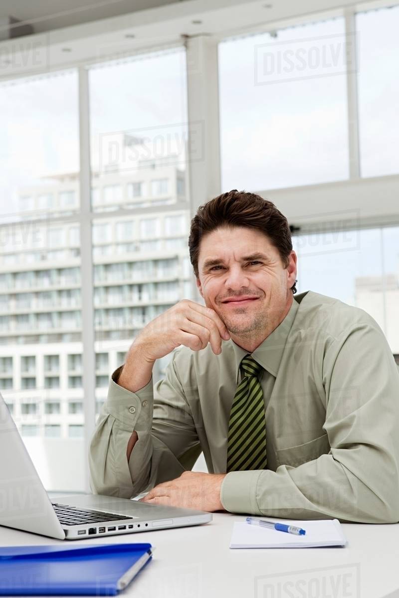 Businessman in office - Royalty-free Stock Photo | Dissolve