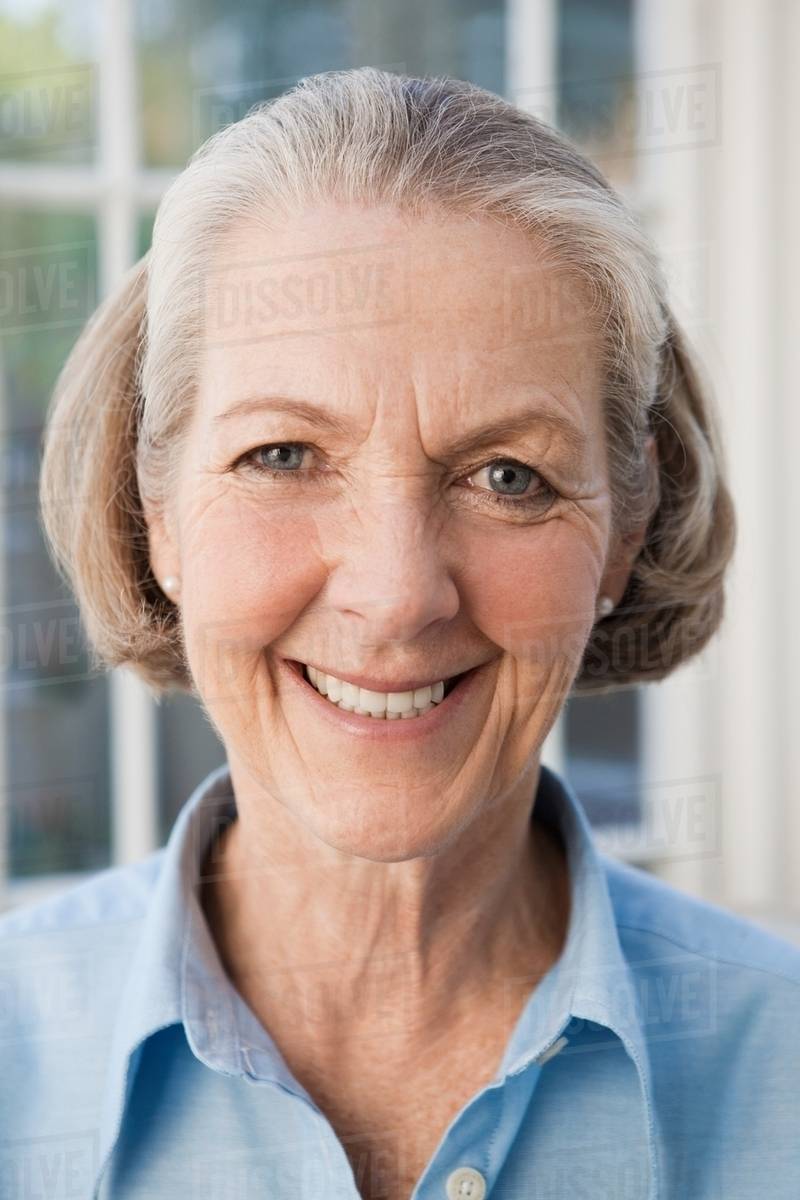 Portrait of a senior woman - Stock Photo - Dissolve