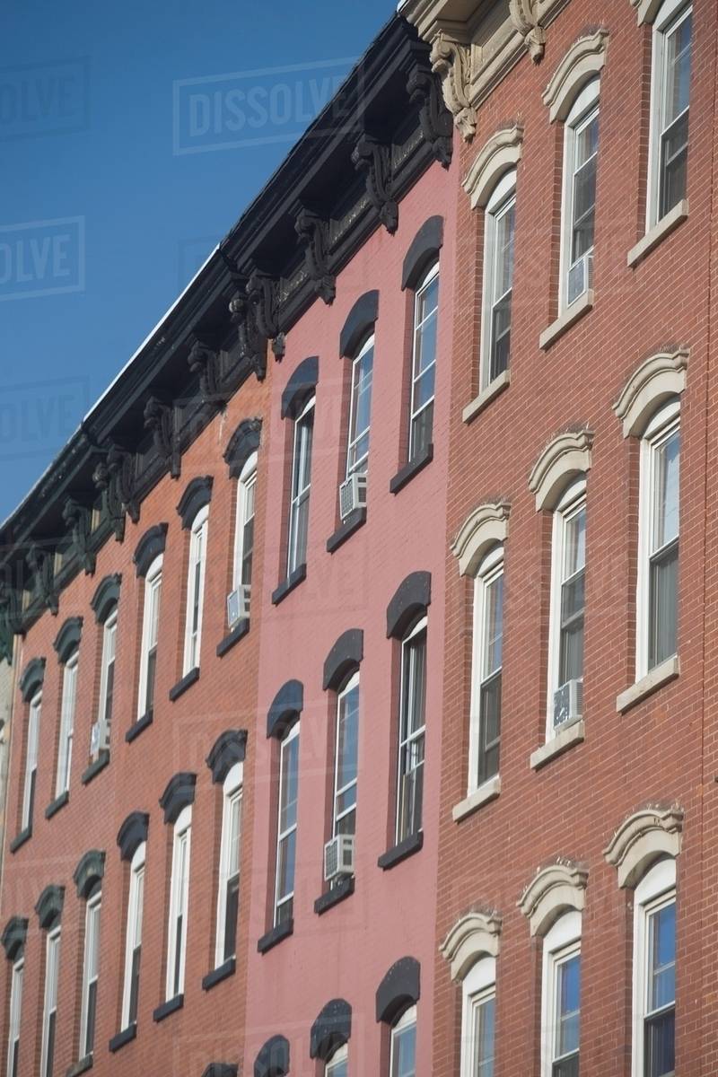 Apartment buildings, New York City, USA - Stock Photo - Dissolve