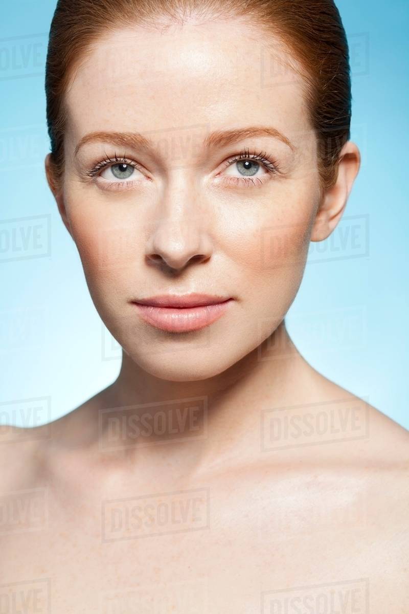 Woman with blank expression - Royalty-free Stock Photo | Dissolve
