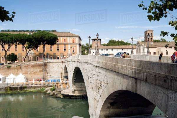 Ponte cestio rome - Stock Photo - Dissolve
