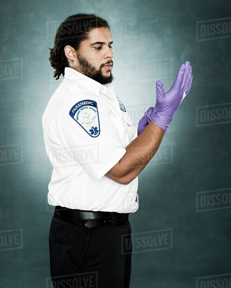 Portrait of a paramedic - Royalty-free Stock Photo | Dissolve