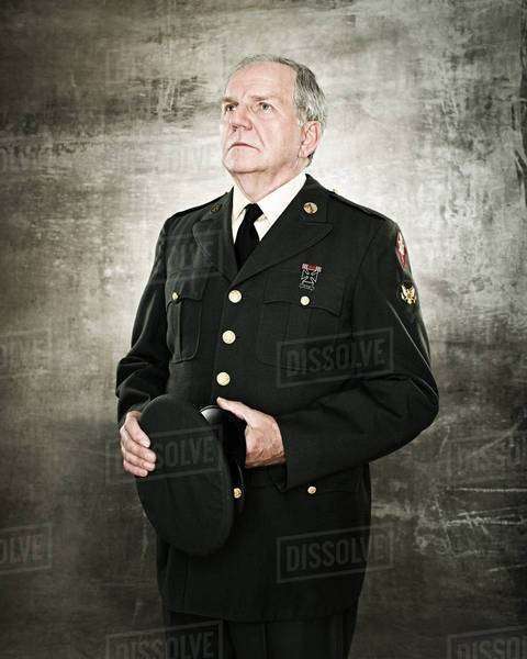 Profile of a soldier - Royalty-free Stock Photo | Dissolve