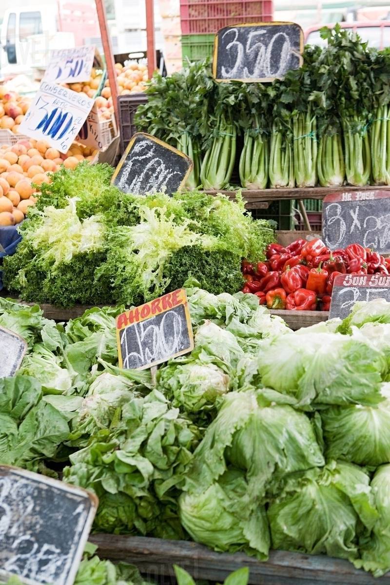 Vegetable stall - Royalty-free Stock Photo | Dissolve
