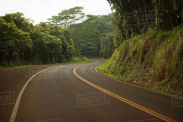 Hawaiian road - Royalty-free Stock Photo | Dissolve