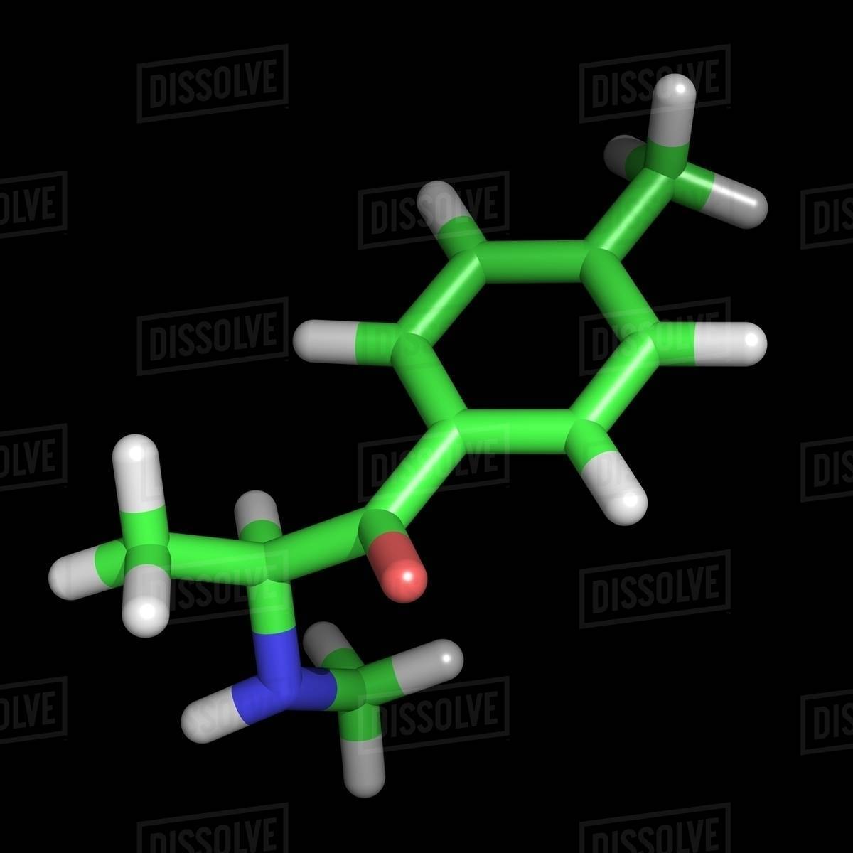 Mephedrone molecule - Royalty-free Stock Photo | Dissolve