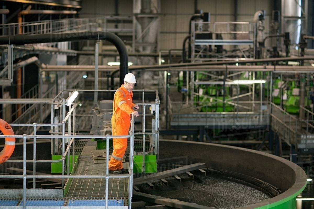 Engineer in factory - Stock Photo - Dissolve