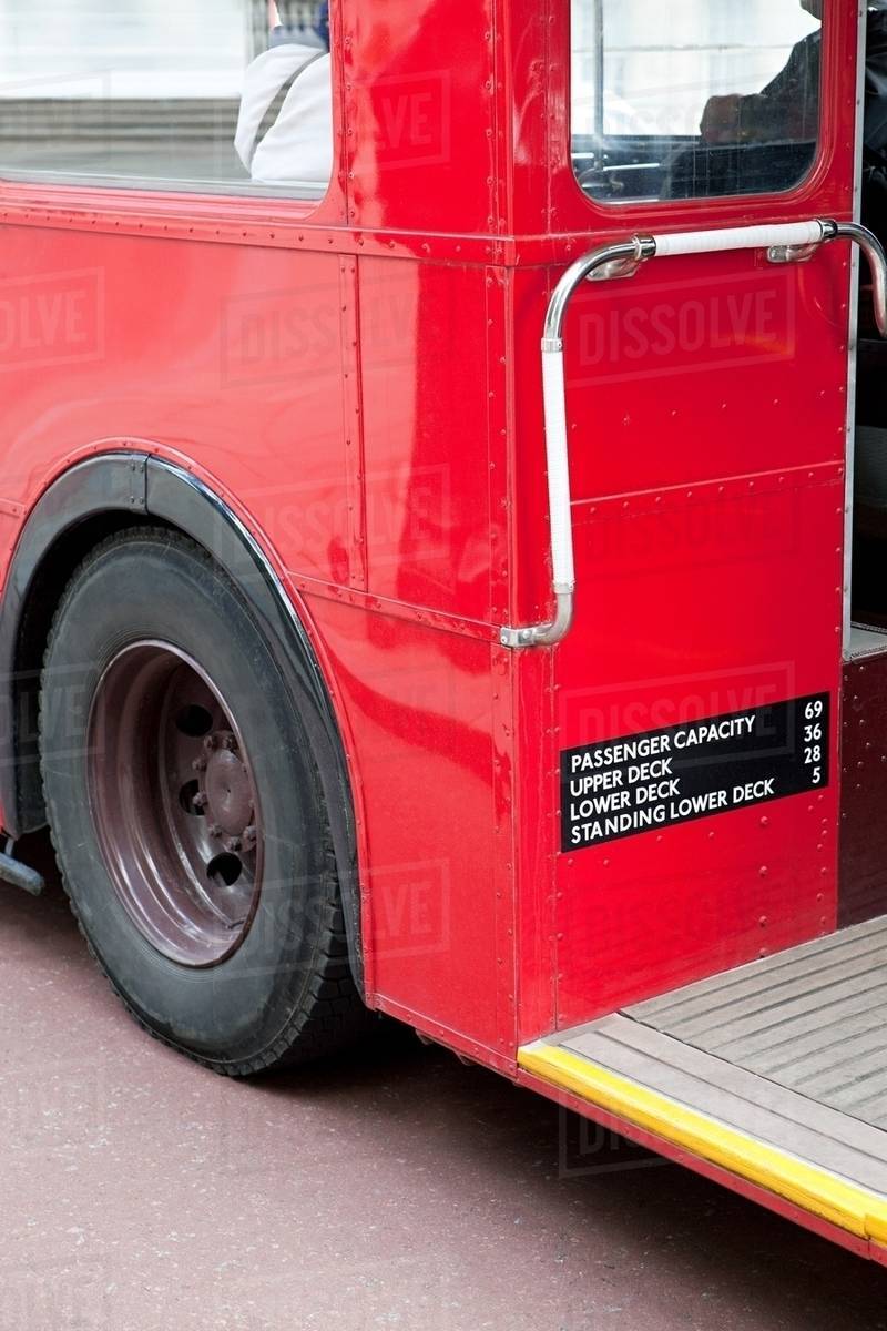 Red bus, London - Royalty-free Stock Photo | Dissolve