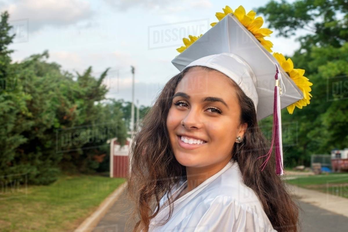 Portrait of student at graduation - Royalty-free Stock Photo | Dissolve
