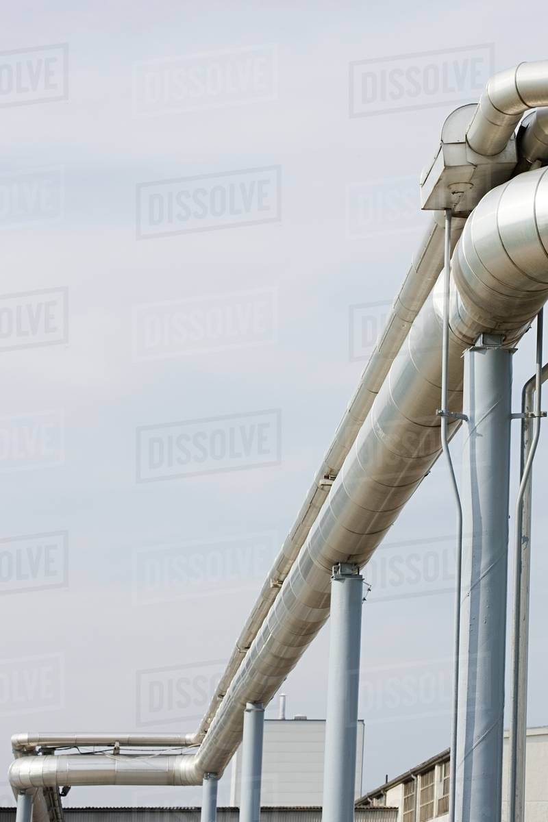 Industrial metal piping - Royalty-free Stock Photo | Dissolve