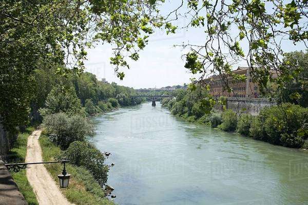 Tiber river - Royalty-free Stock Photo | Dissolve