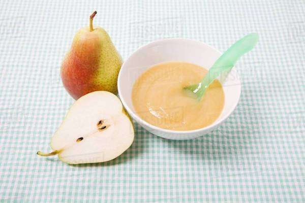 Pear and baby food - Royalty-free Stock Photo | Dissolve