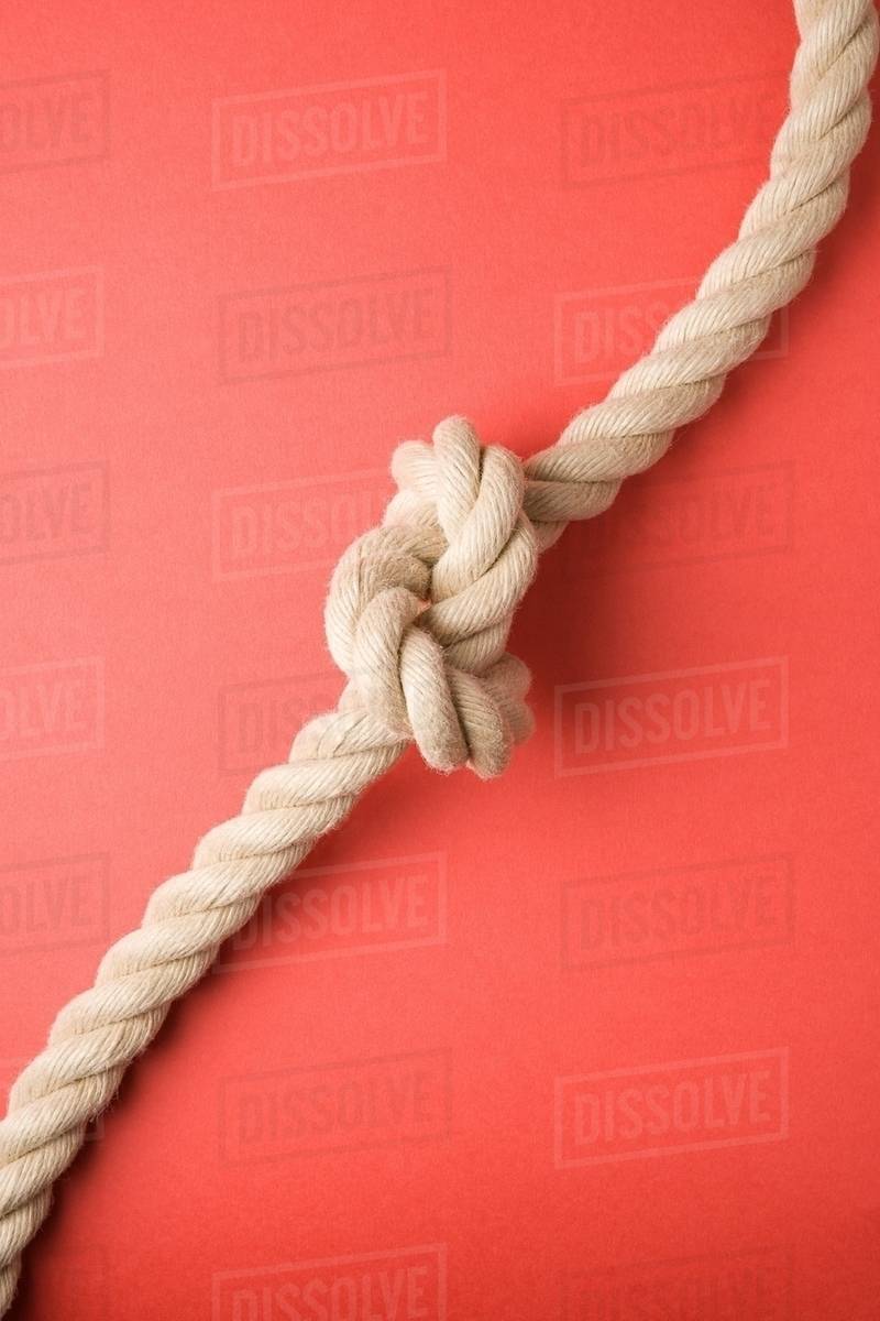 A knotted rope - Royalty-free Stock Photo | Dissolve