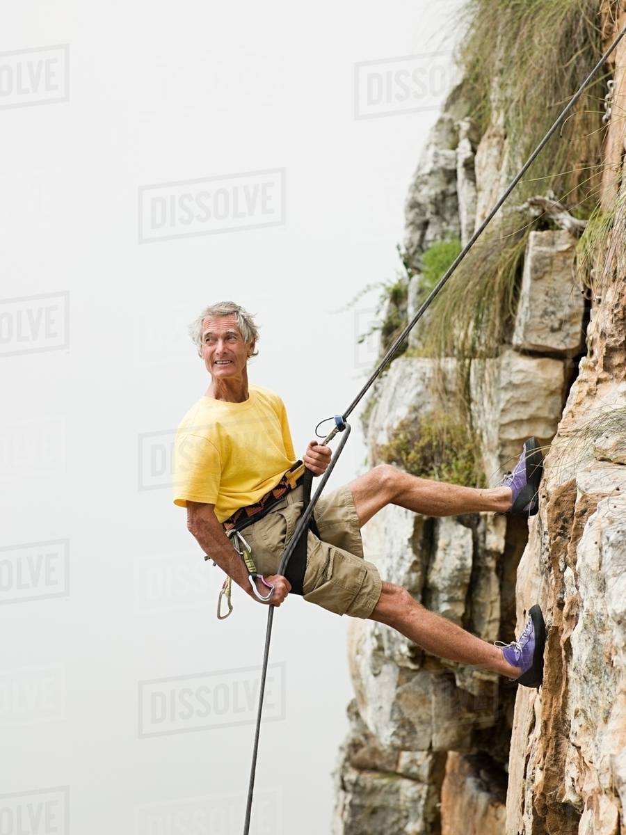 Man abseiling - Royalty-free Stock Photo | Dissolve