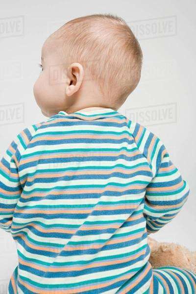 Rear view of a baby boy - Royalty-free Stock Photo | Dissolve