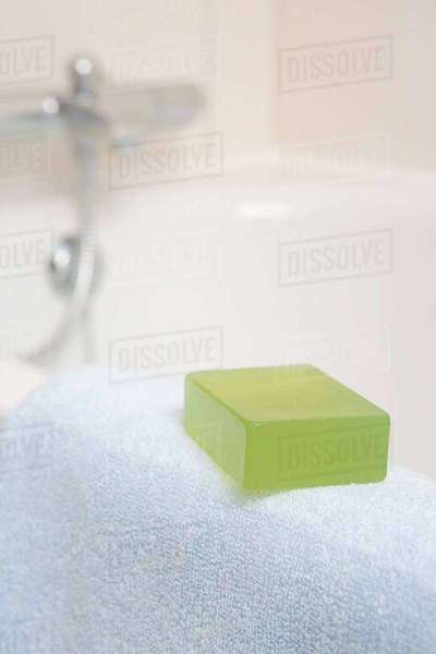 A bar of soap - Stock Photo - Dissolve