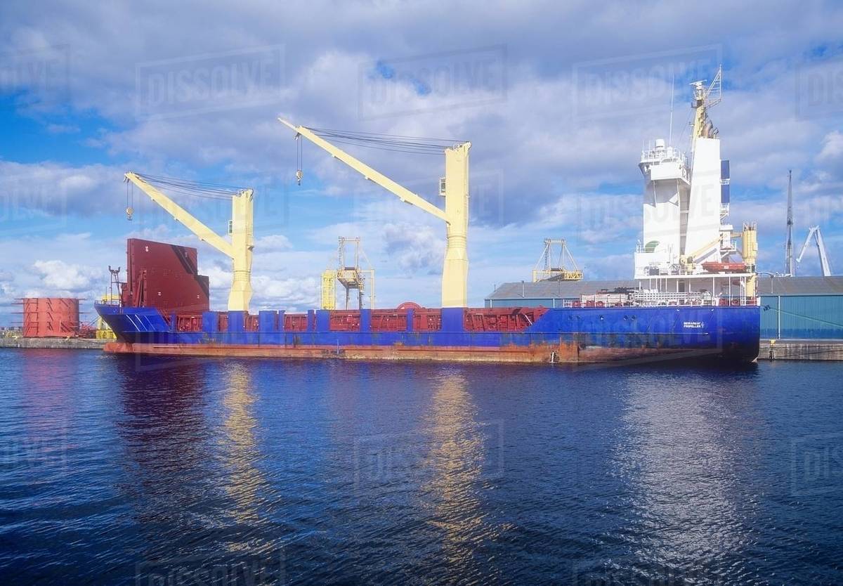 Ship in harbour - Royalty-free Stock Photo | Dissolve