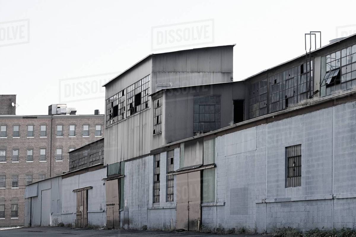 Derelict factory - Royalty-free Stock Photo | Dissolve