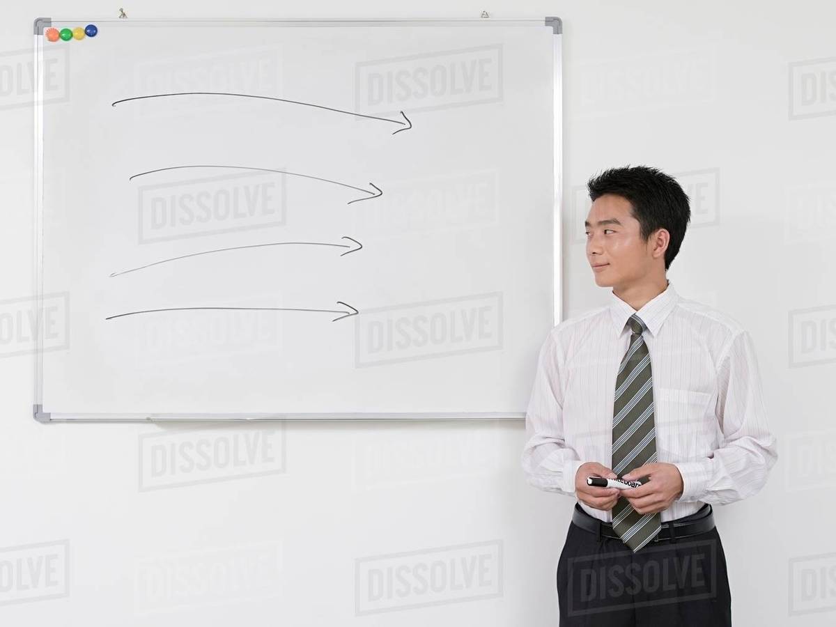 Man giving a presentation - Royalty-free Stock Photo | Dissolve