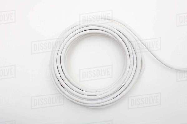 White power cable - Stock Photo - Dissolve