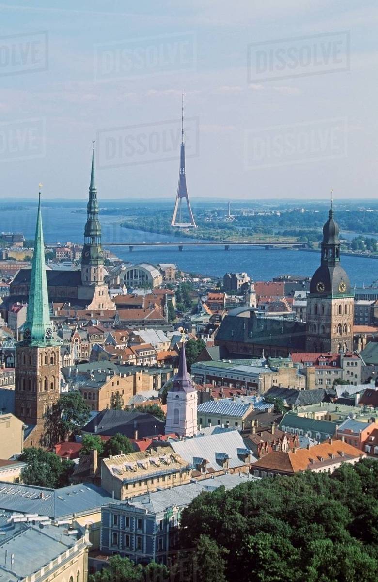 Riga cityscape - Royalty-free Stock Photo | Dissolve