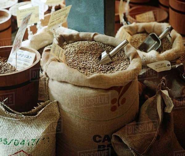 Sacks of coffee - Royalty-free Stock Photo | Dissolve