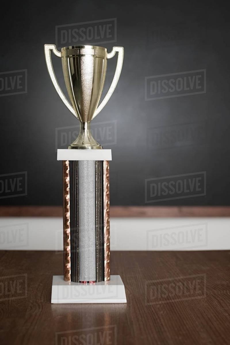 Trophy in a classroom - Royalty-free Stock Photo | Dissolve