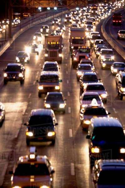 Cars on freeway - Royalty-free Stock Photo | Dissolve