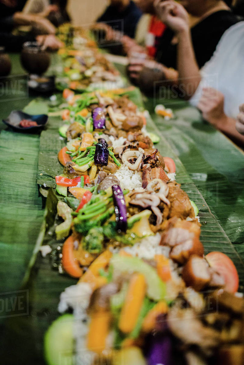 Kamayan. Filipino styled meal where you eat with your hands, Toronto ...