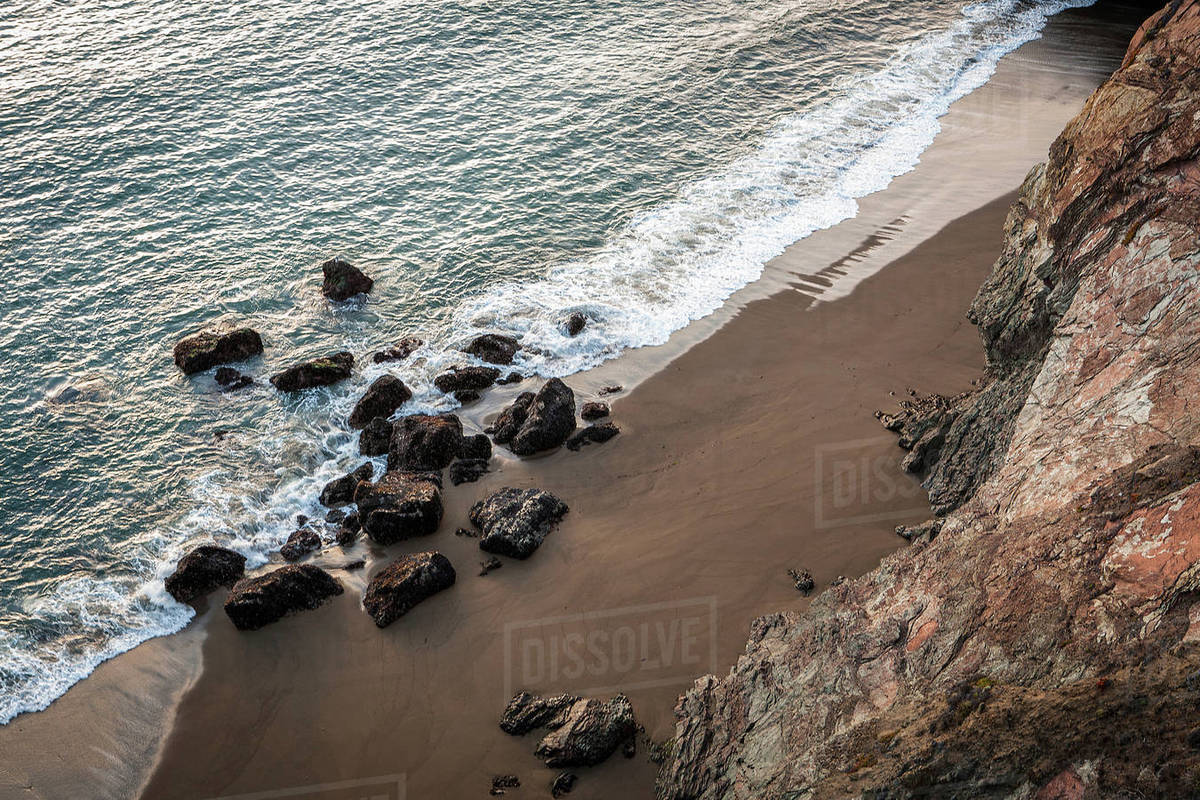 Marin Headlands, Rodeo Beach, California, USA - Royalty-free Stock ...