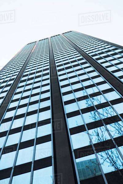 View of skyscraper from directly below - Royalty-free Stock Photo ...