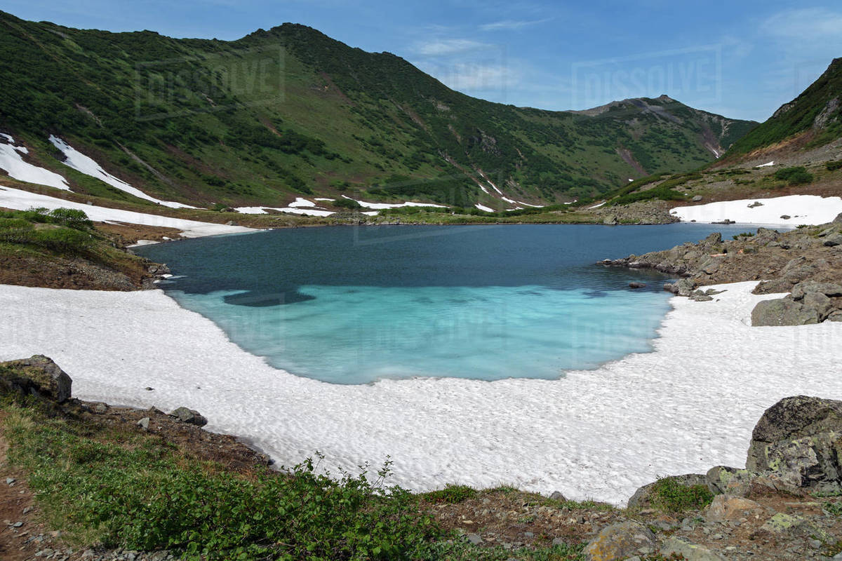 Fantastically beautiful summer mountain landscape of Kamchatka ...